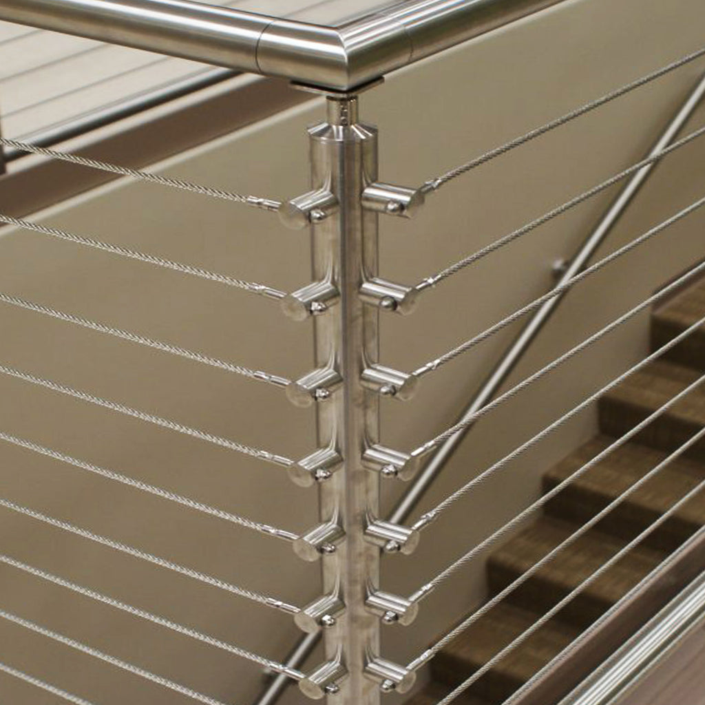 Stainless Steel Cable Holders - Wire Supports - Stainless Stair Parts ...