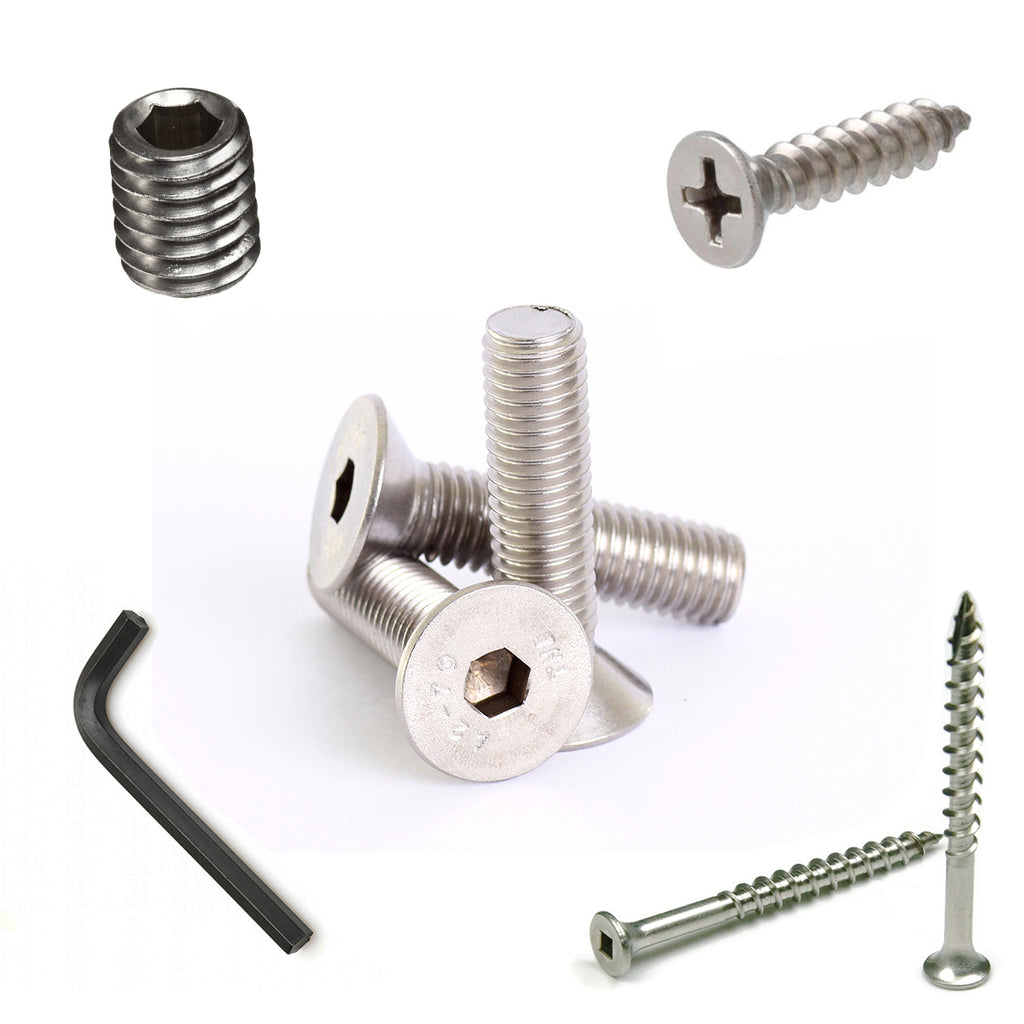 Stainless Steel Screws & Bolts - Stainless Stair Parts – Stainless ...