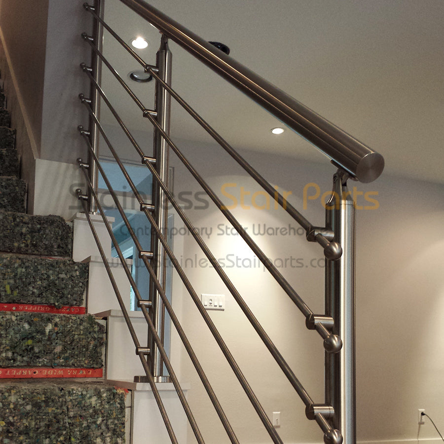 E0104 Adjustable Stainless Steel Handrail Support - Stainless Stair ...