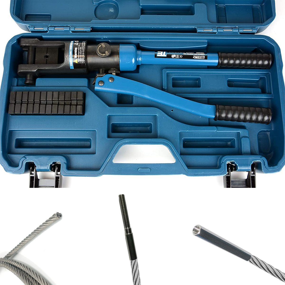 E40685 Manual Hydraulic Crimping Tool for Cable Terminals – Stainless ...