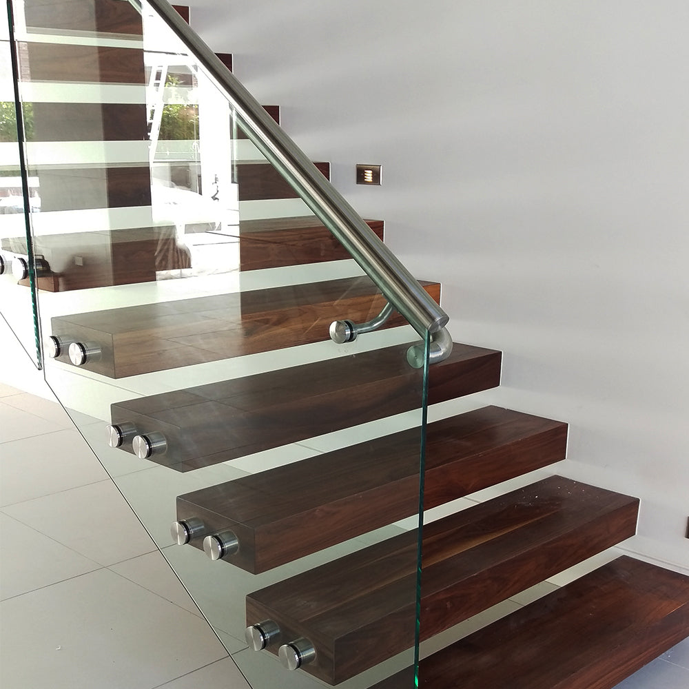 E1000424 Stainless Steel Round Cap Rail for Glass Railing Systems ...