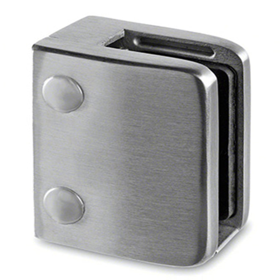 Glass Clamp with Flat Plate for Flat Surface - Stainless Stair Parts ...